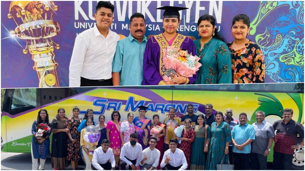 Tentu seronok! Naik bas ramai-ramai untuk ke konvo anak di UMT! Sambil ...