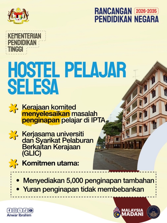 Demi kebajikan mahasiswa! MPP sokong Rancangan Pendidikan Tinggi ...