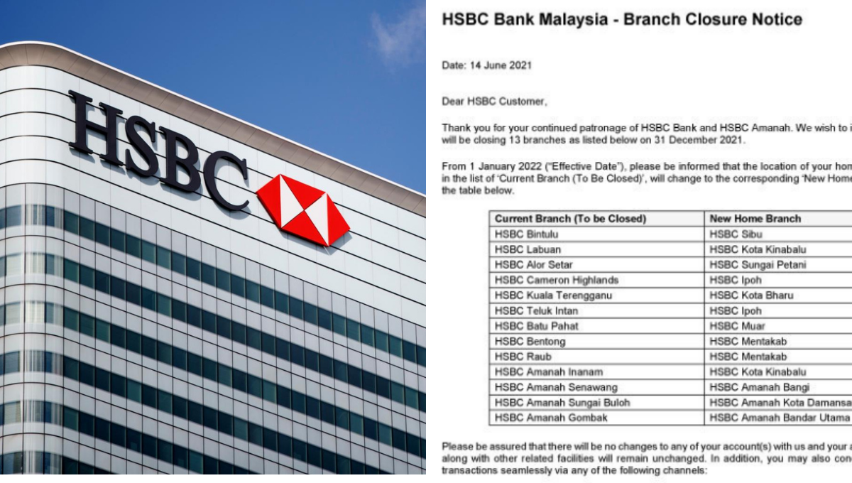 【HSBC用户注意！】大马13家HSBC分行正式宣布即将在12月31日关闭！ | MOpress - Professional Writer ...